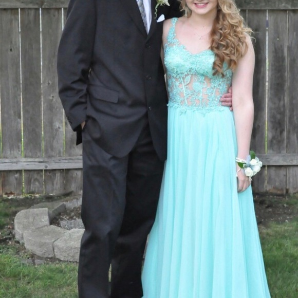 PromGirl | Dresses | Gorgeous Teal Blue Prom Dress | Poshmark